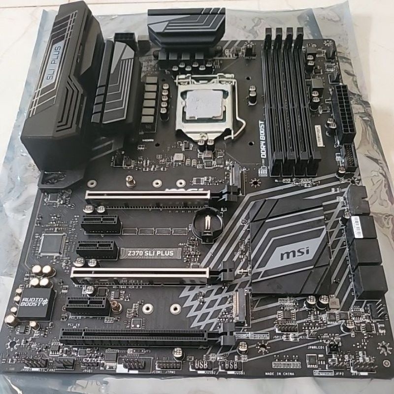 Bo mạch chủ MSI Z370 sliplus và bộ xử lý CPU Core i3 8100 | Shopee Việt Nam