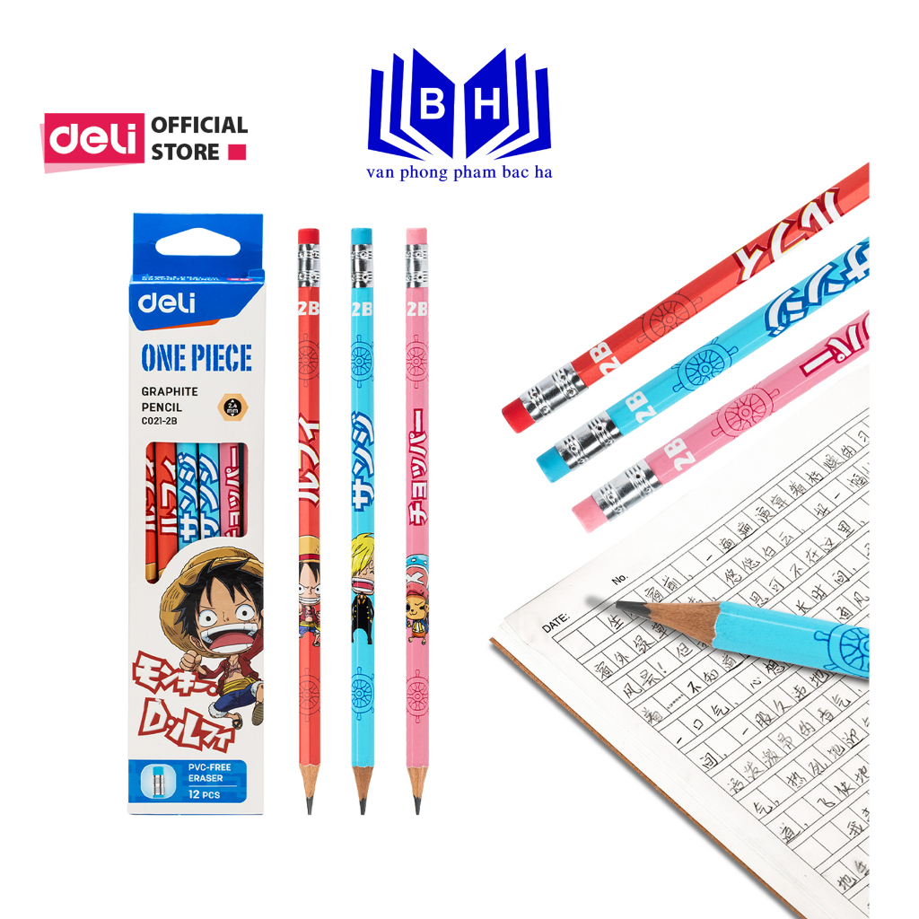 Bút chì 2B Deli One Piece - EC021 ( C021 ) | Shopee Việt Nam