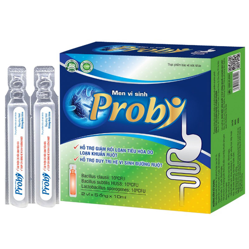 Men Vi Sinh Probi, hỗ trợ duy trì hệ vi sinh đường ruột, giảm các rối loạn tiêu hóa do loạn ...