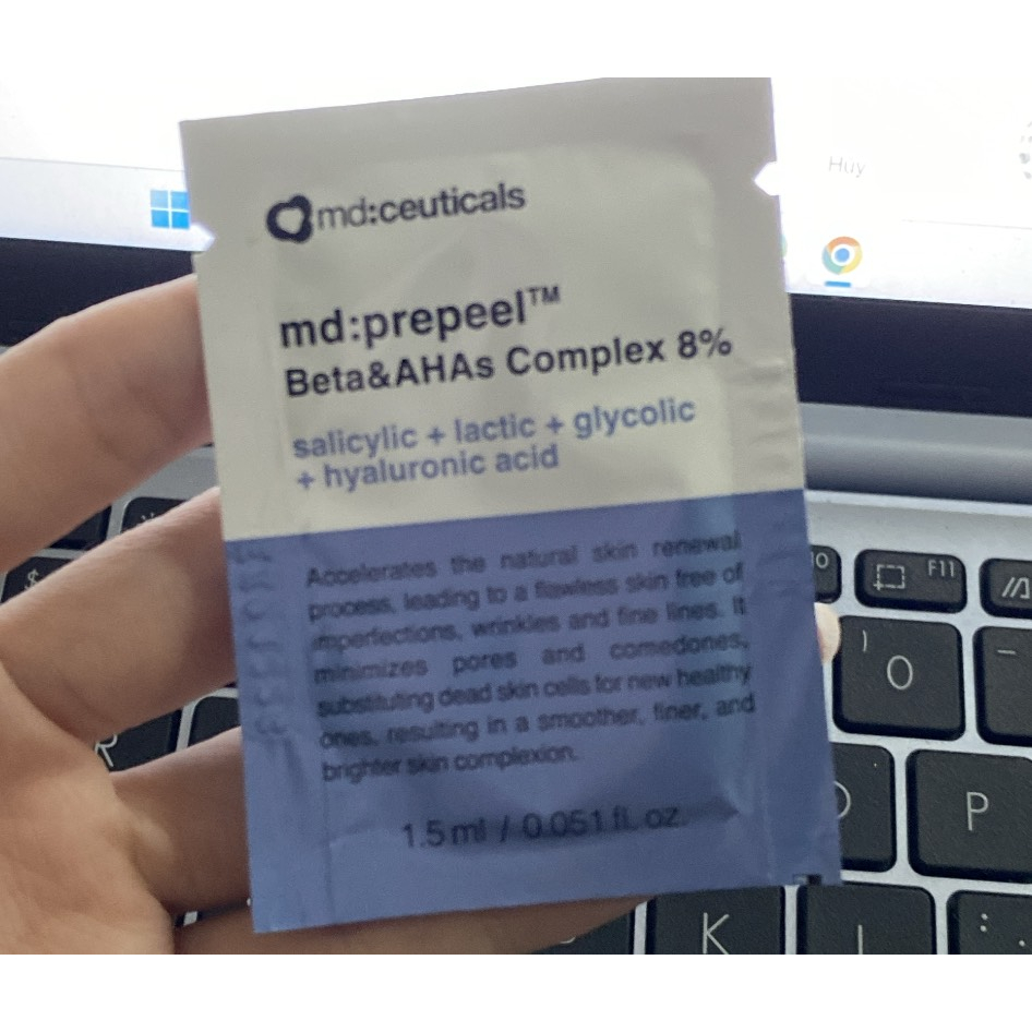 [sample 1.5ml] Md:Prepeel Beta & Ahas Complex 8% – Dung dịch Peel kiểm ...