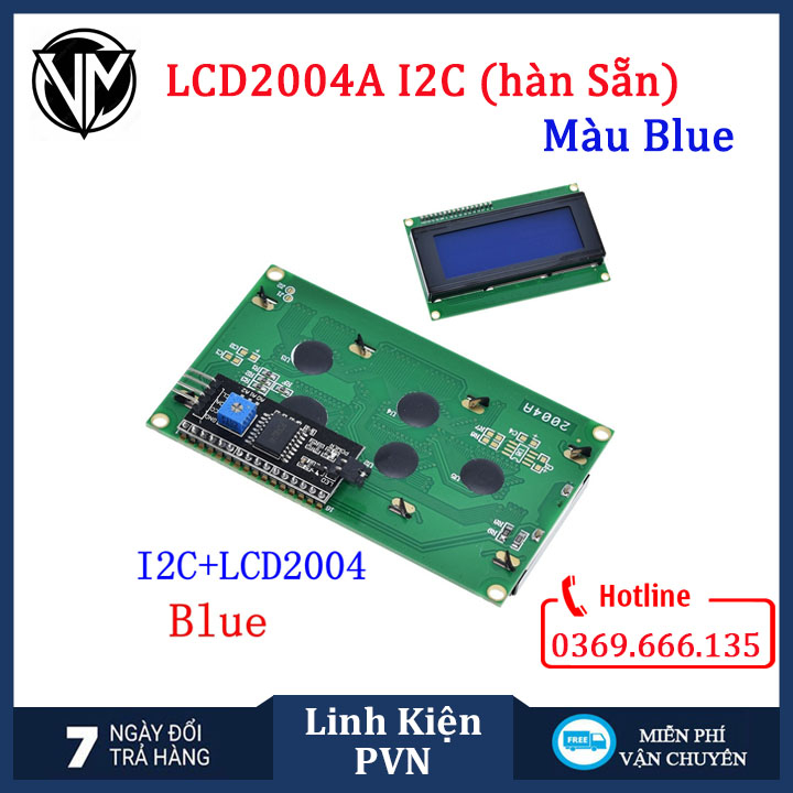 Màn hình LCD 2004 kèm module I2C (Hàn sẵn) | Shopee Việt Nam