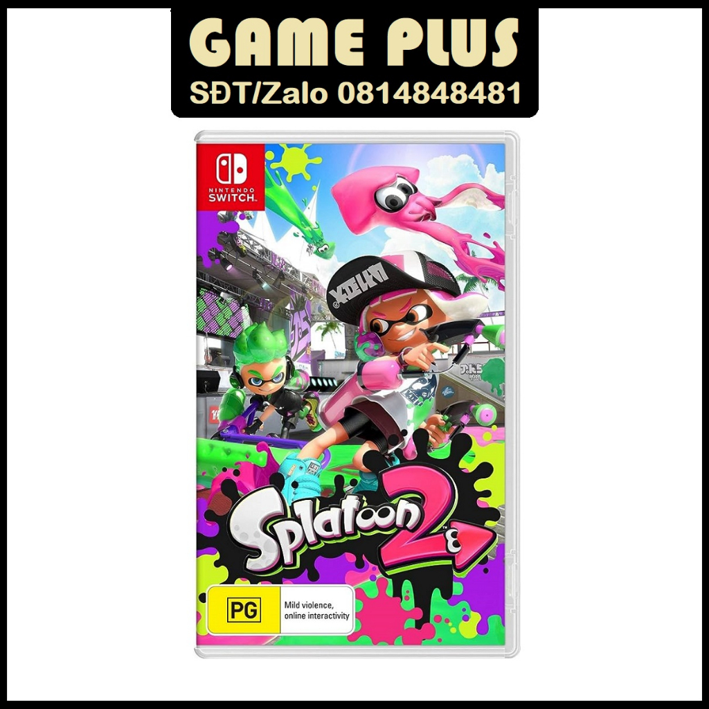 Băng Game 2ND Splatoon 2 (tiếng Nhật) cho máy Nintendo Switch | Shopee ...