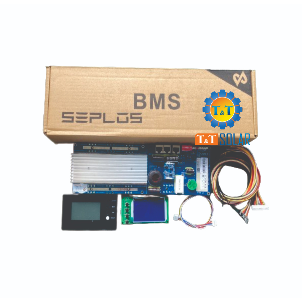 Mạch BMS Seplos có giao tiếp với inverter 100A (có màn hình, bluetooth ...