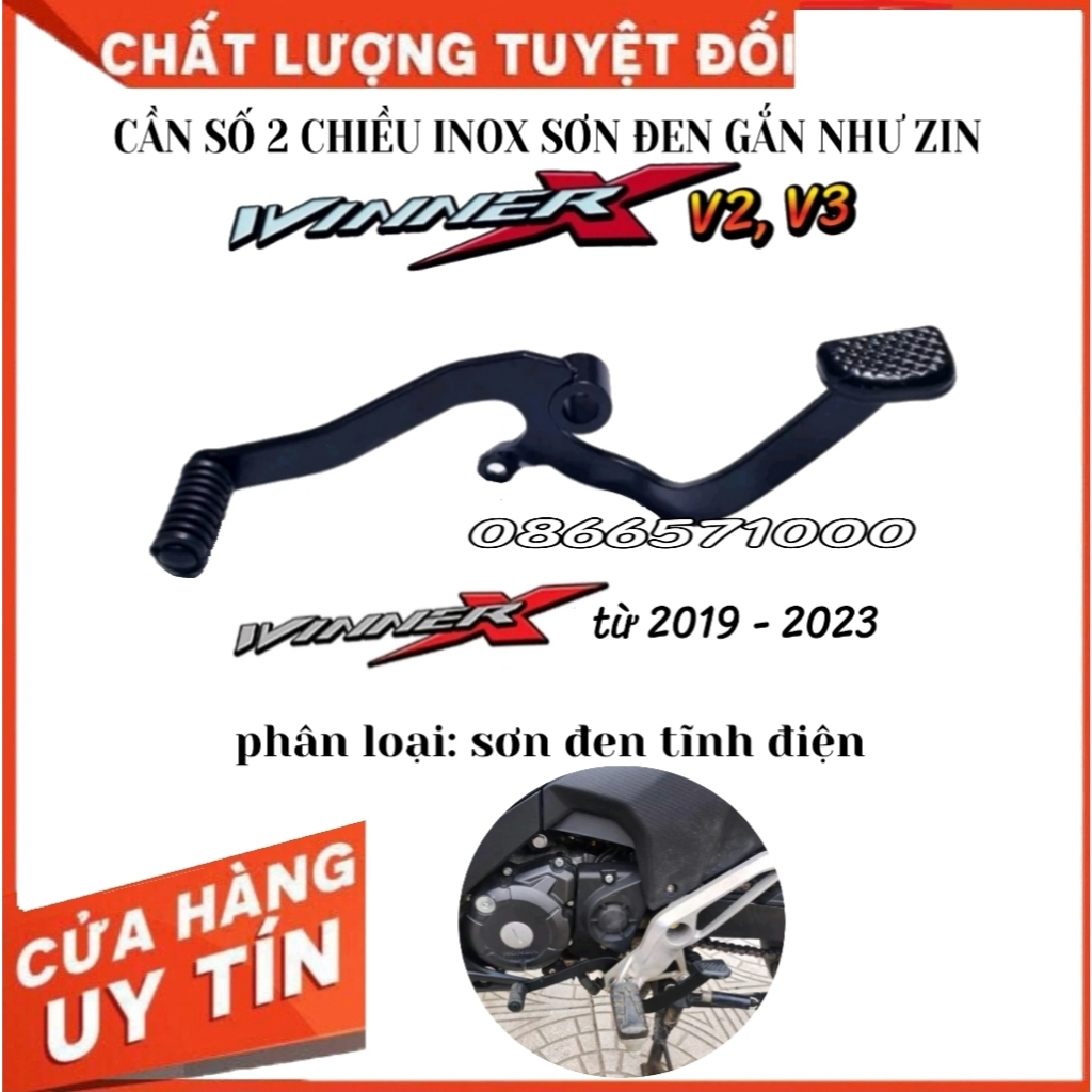 Baga Winner V1, Winner X V2, V3 Cao Cấp Inox Trắng, Sơn Đen Tĩnh Điện ...