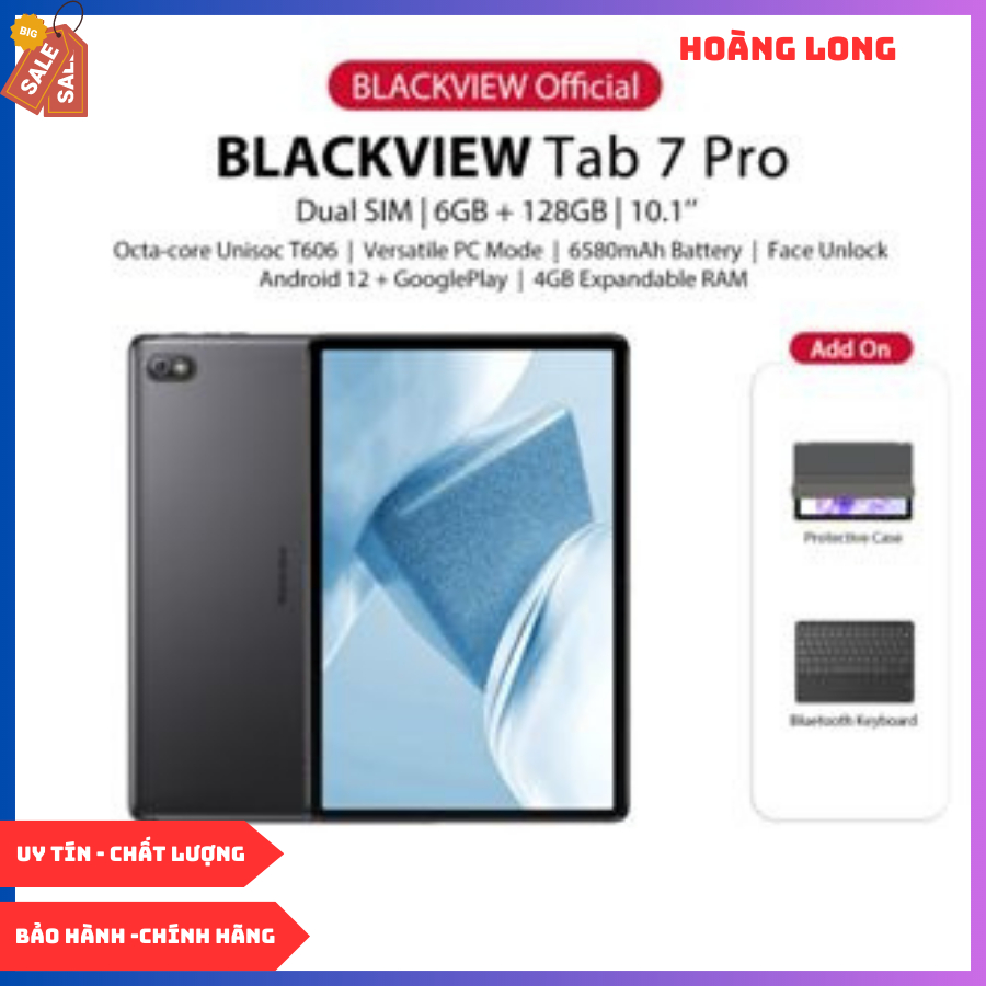 Máy Tính Bảng Blackview Tab 7 Pro Android Tablet 6GB RAM + 128GB ROM ...