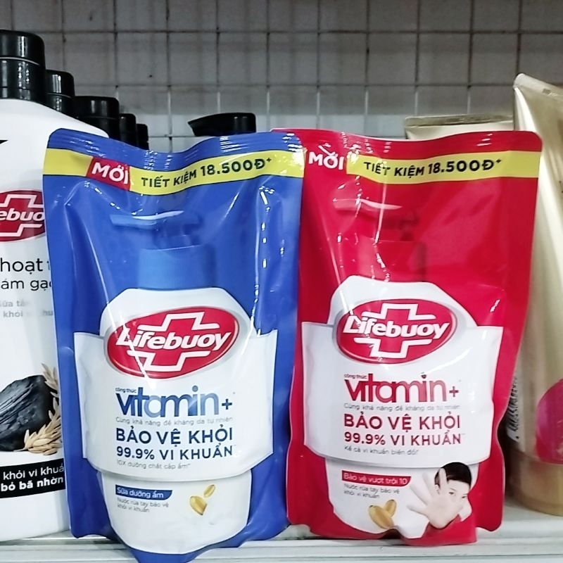 Nước rửa tay lifebuoy túi 400g loại bỏ tất cả các vi khuẩn bám vào da tay. | Shopee Việt Nam