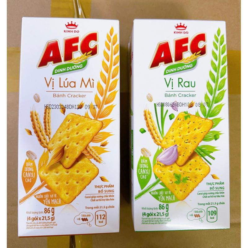 Bánh AFC gói 86gram ( 4 gói x 21.5gram) | Shopee Việt Nam
