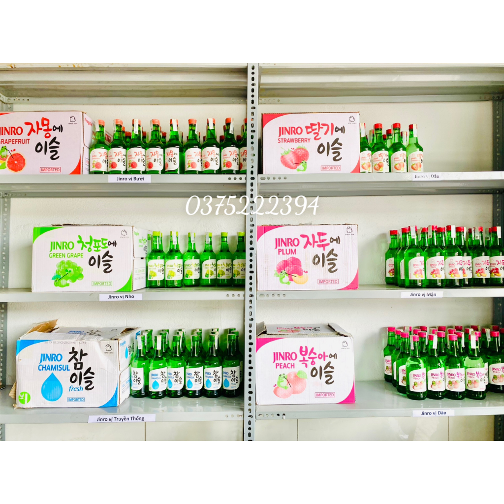 Soju Hàn Quốc JINRO combo 6 Chai tự chọn đủ vị - 360ml | Shopee Việt Nam