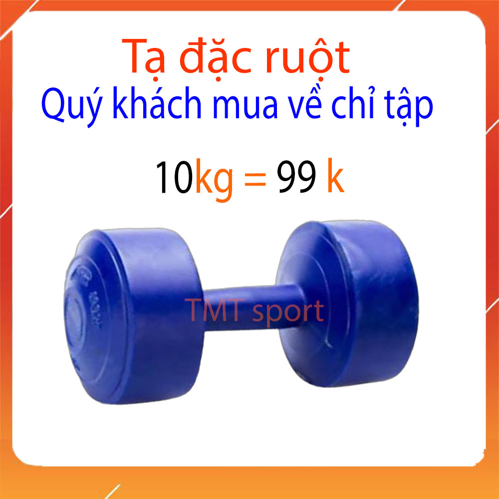 Tạ tay 10kg tạ nhựa tập tay 10 kg (10kg x 1 tạ) | Shopee Việt Nam