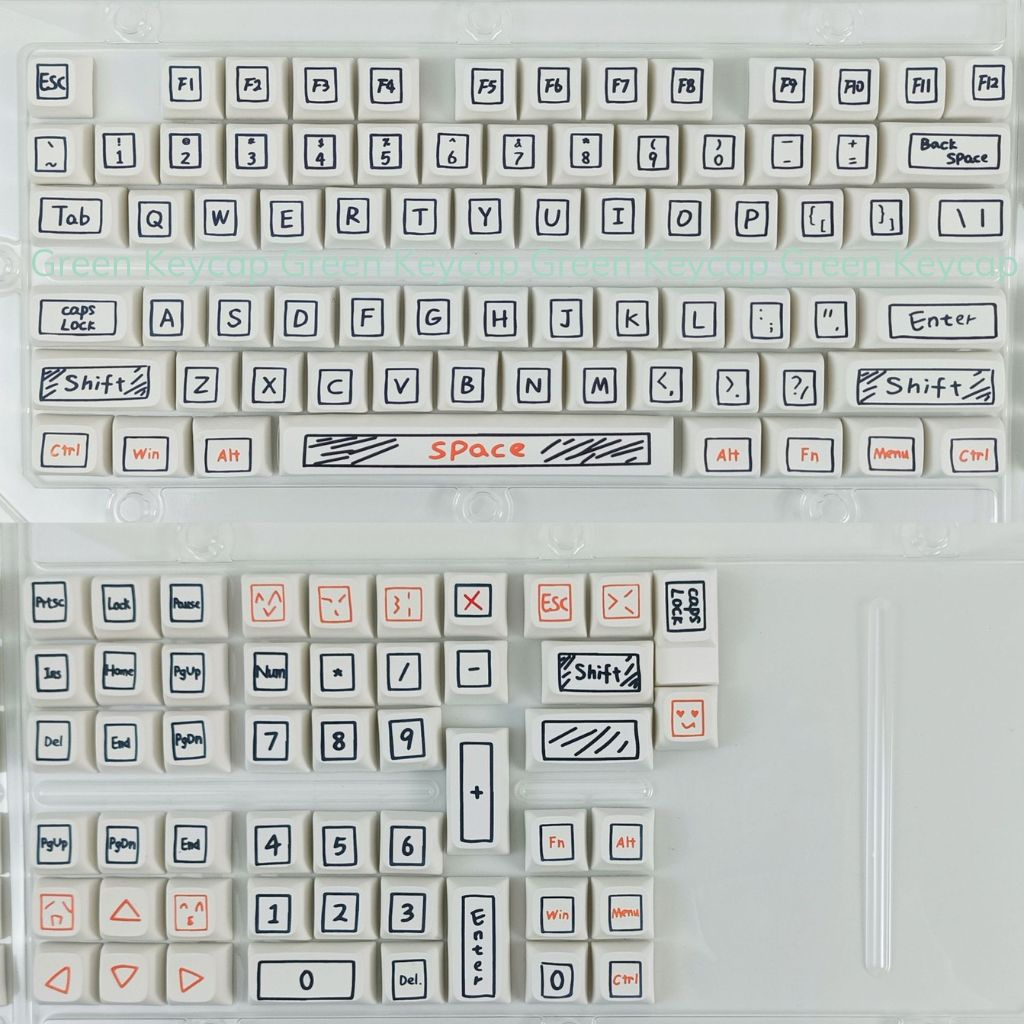 Keycap Graffiti họa tiết vẽ tay, công nghệ in dye-sub, profile XDA ...