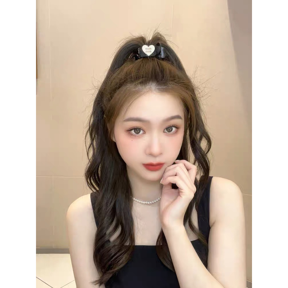 Kẹp tóc càng cua cute 6 răng chữ M tạo kiểu đuôi ngựa phong cách hàn ...