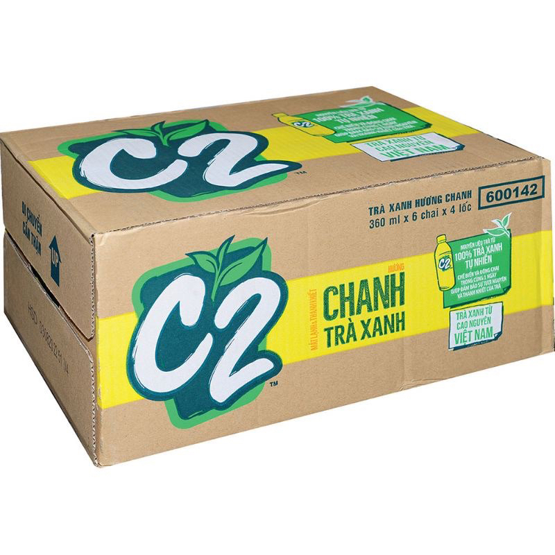 1 Thùng C2 Chanh- Táo 24 Chai x355ml Siêu Ngon | Shopee Việt Nam