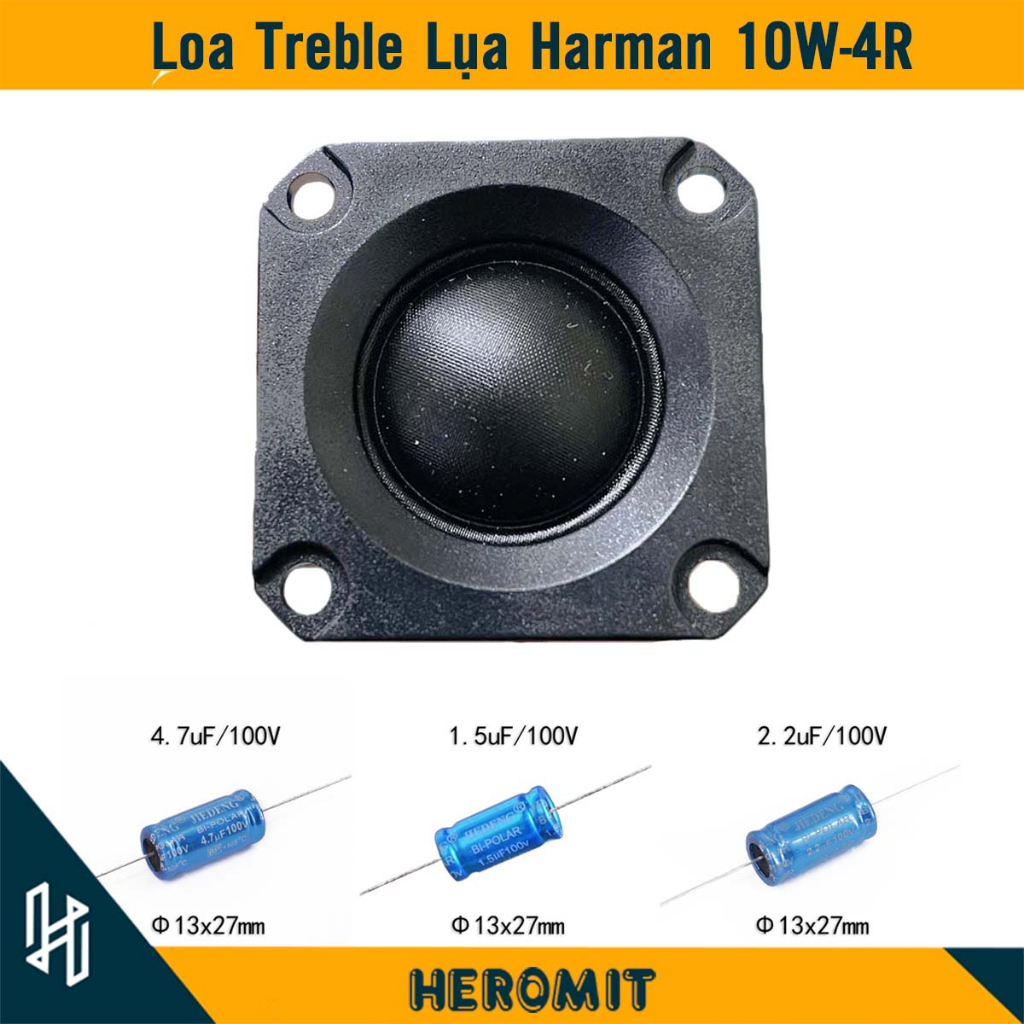 Loa treble Harman VUÔNG màng lụa 10W 4R 6R | Shopee Việt Nam