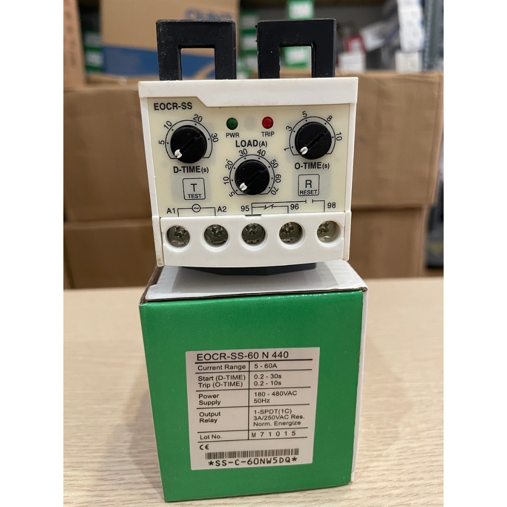 Rơ le bảo vệ dòng điện tử EOCR-SS, EOCR-SS-05N440 dải dòng 0.5-5A, EOCR-SS-60N440 dải dòng 5~60A ...
