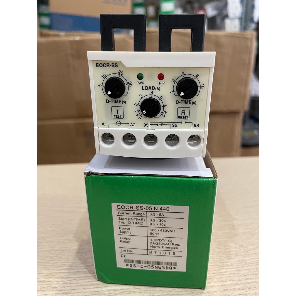Rơ le điện tử EOCR-SS, EOCR-SS-05N440 dải dòng 0.5~5A | Shopee Việt Nam
