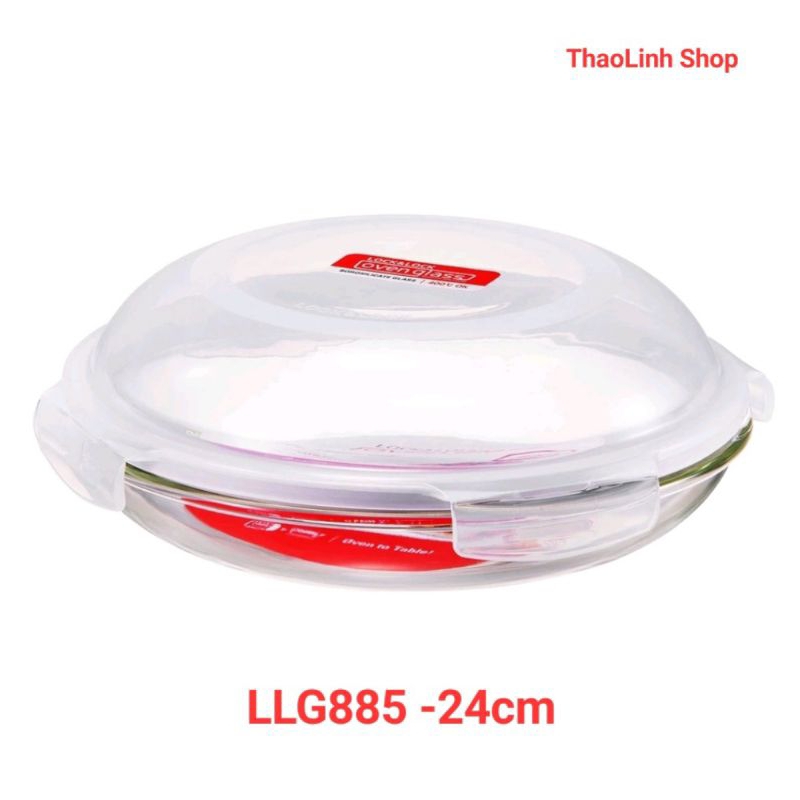 Hộp Thủy Tinh Chịu Nhiệt Nắp Vòm Lock&Lock LLG883 -530ml/18cm / LLG885 ...