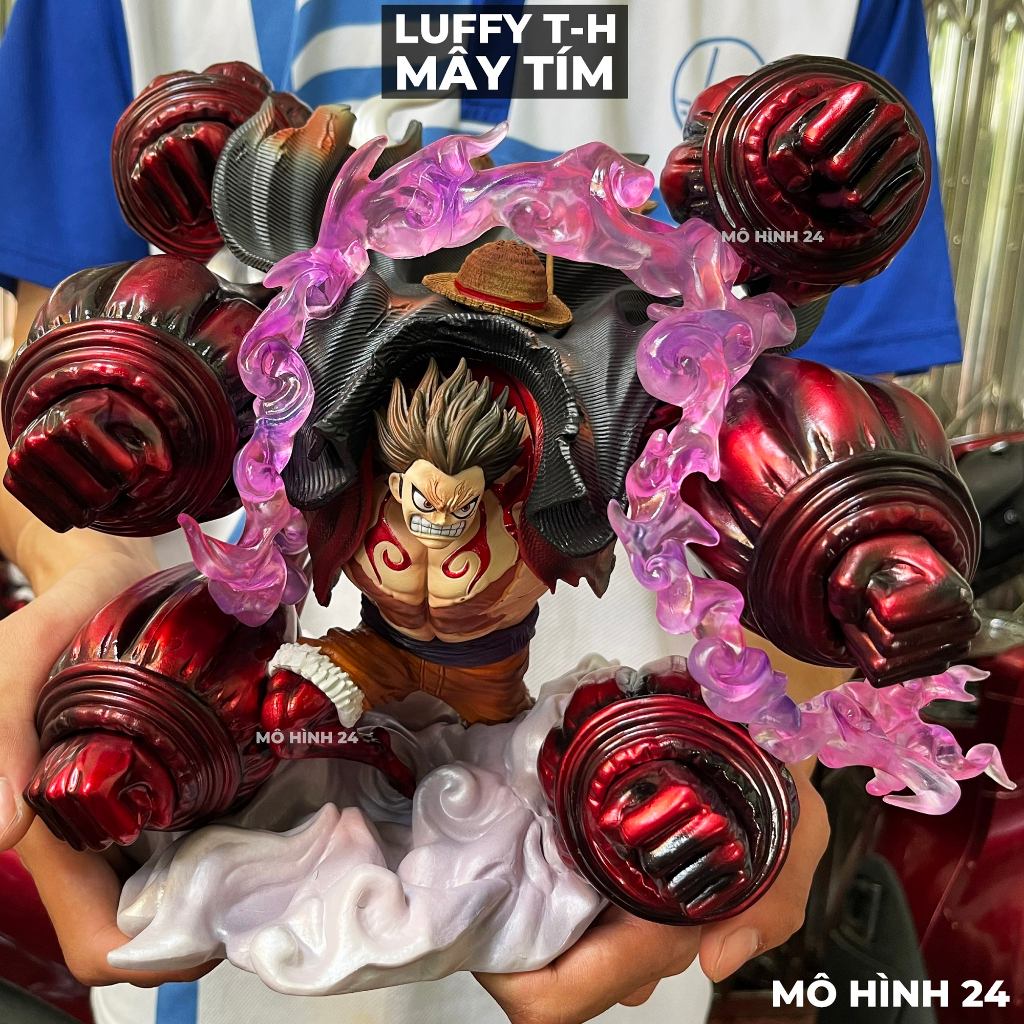 [30x30cm - 3KG] Mô hình Luffy T-H Studio hàng cao cấp figure one piece TH mây tím mây trắng giá ...
