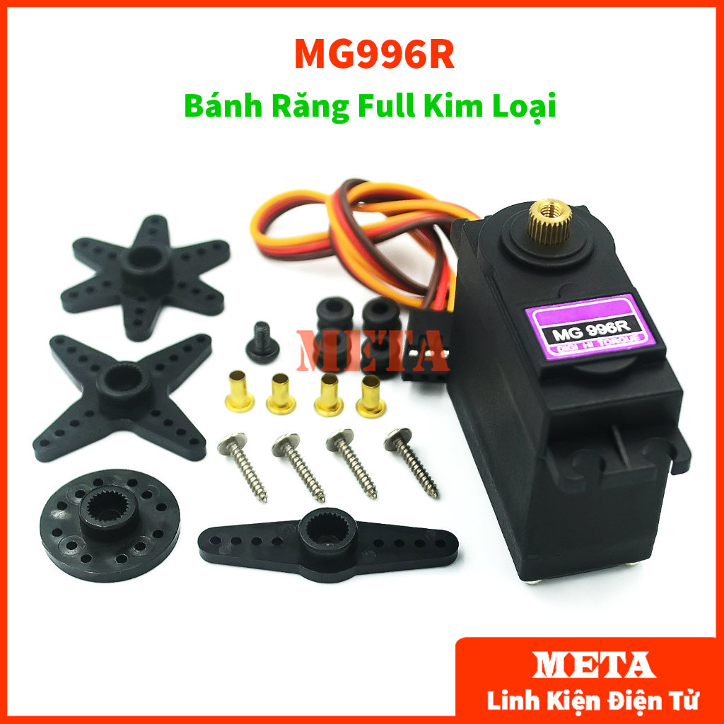 Động Cơ Servo MG995 MG996 / MG996R Full 100% bánh răng kim loại góc ...