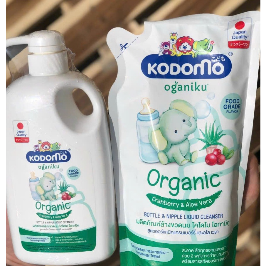 [MẪU MỚI] Nước rửa bình sữa kodomo Organic mẫu mới | Shopee Việt Nam