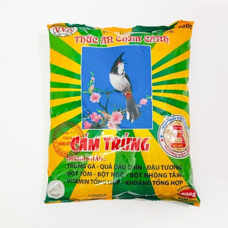 Cám trứng tổng hợp Vương Việt Anh cao cấp 500g - Cám chim tổng hợp Vương Việt Anh giá rẻ ...