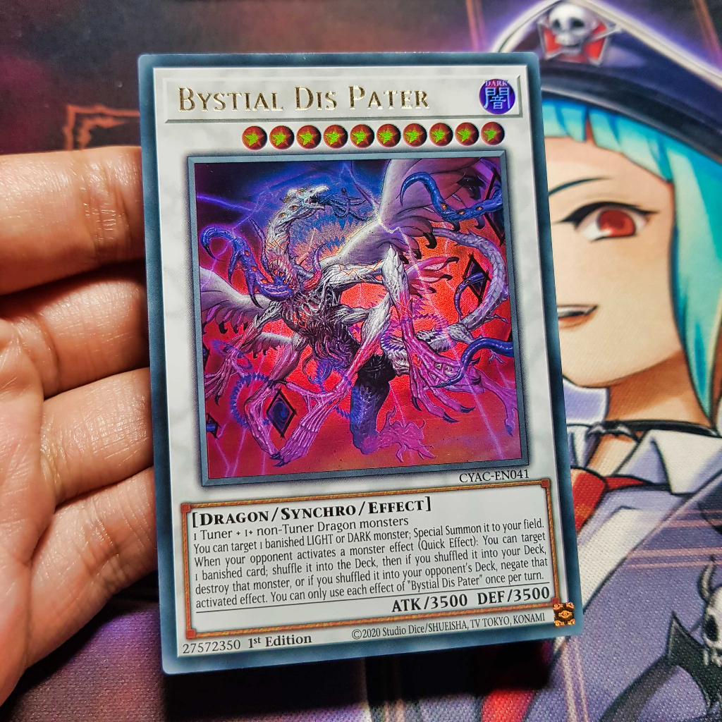 Thẻ bài Yugioh chính hãng | Bystial Dis Pater | CYAC Ultra rare ...