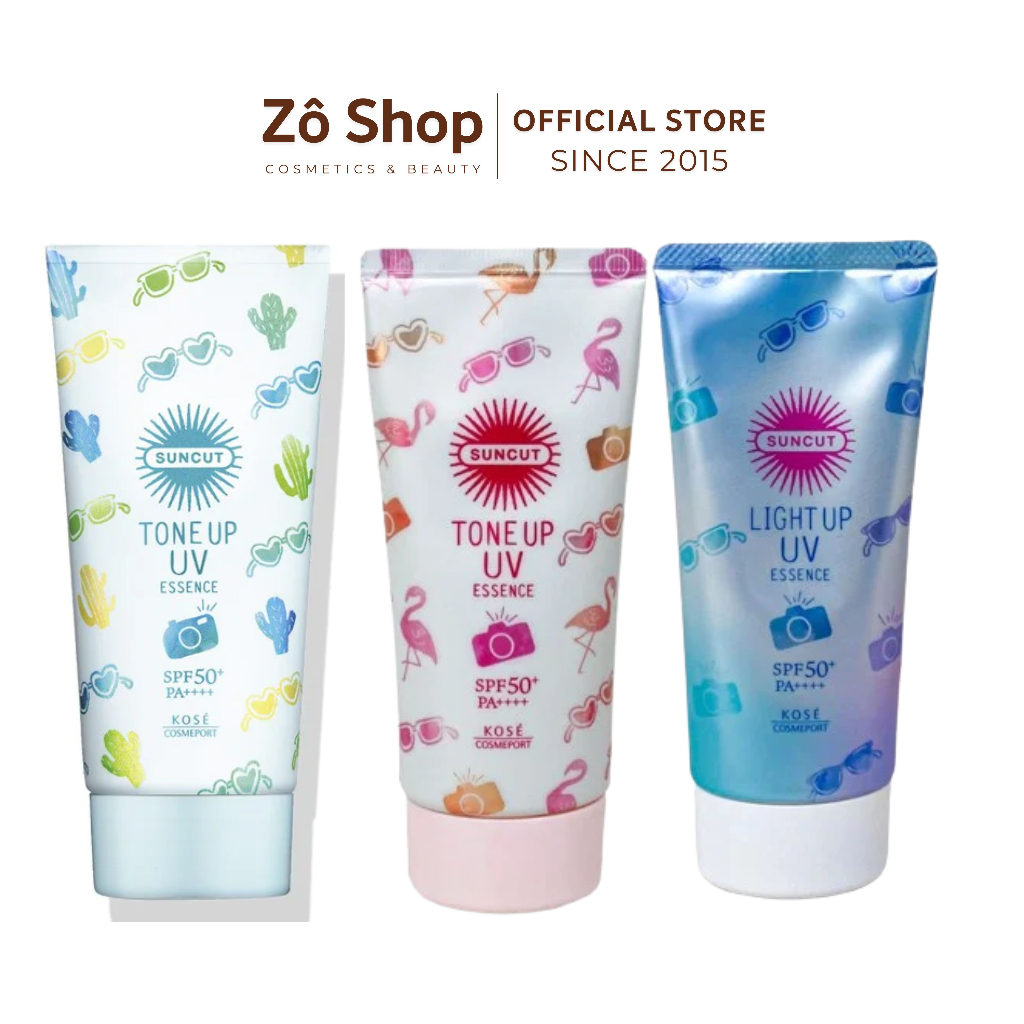 Kem Chống Nắng Suncut Lên Tone Chống Nước - Kose Suncut UV Essence SPF50+ PA++++ | Shopee Việt Nam