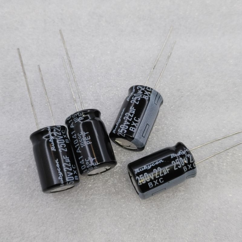 Tụ điện 22uF 250V BXC Rubycon chính hãng JAPAN | Shopee Việt Nam
