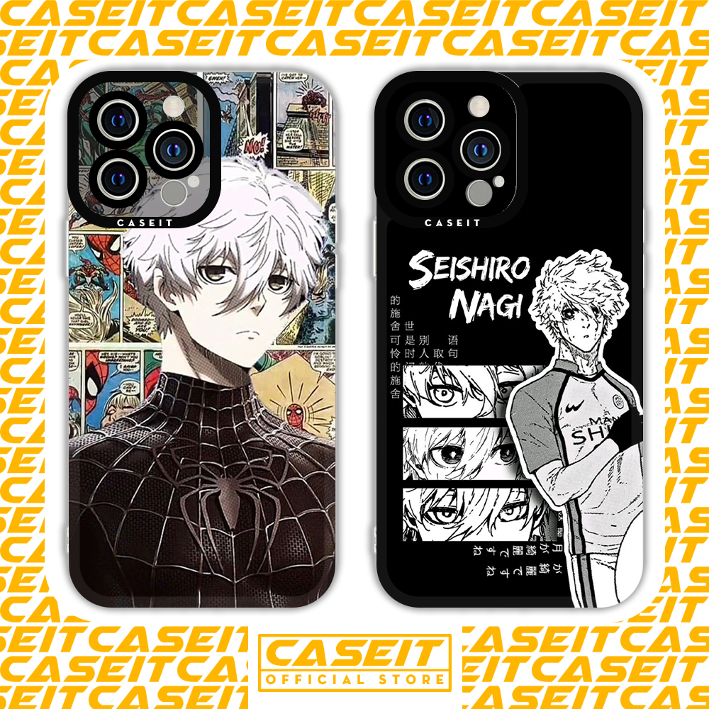 Ốp lưng iphone cạnh vuông Caseit Anime Blue Lock Nagi Seishirou poster ...