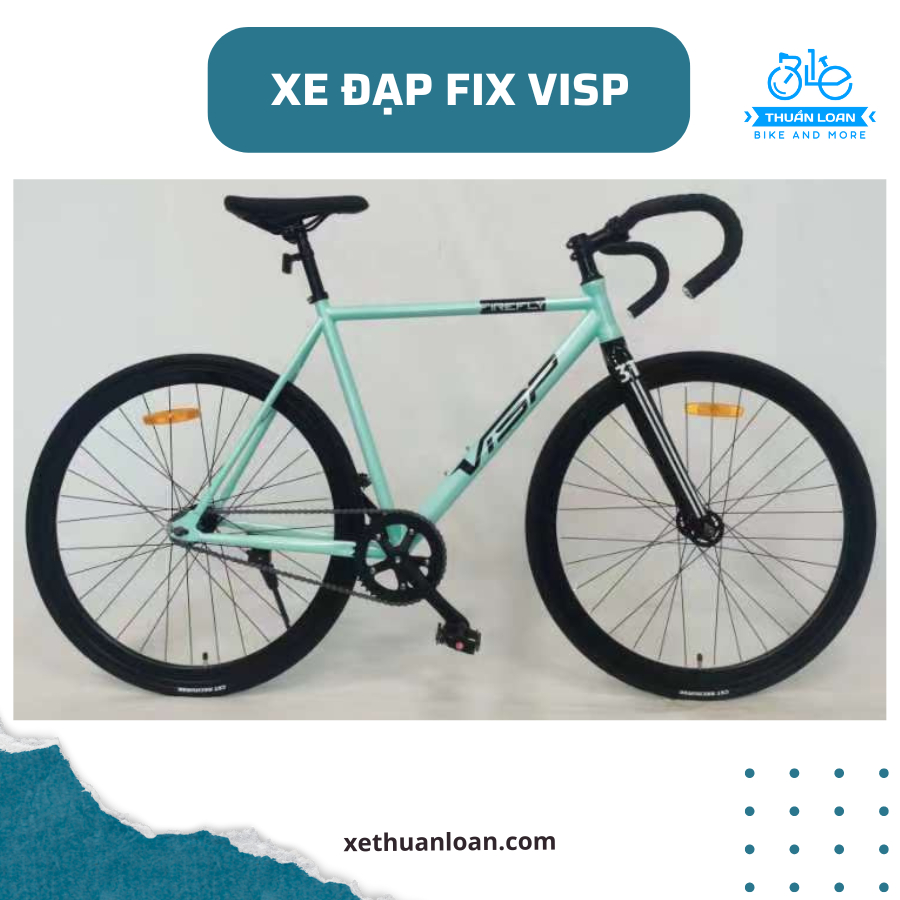 Xe Đạp Fix Gear Visp Firefly Nhập Khẩu Cao Cấp Tặng Kèm Phụ KIện Cao ...