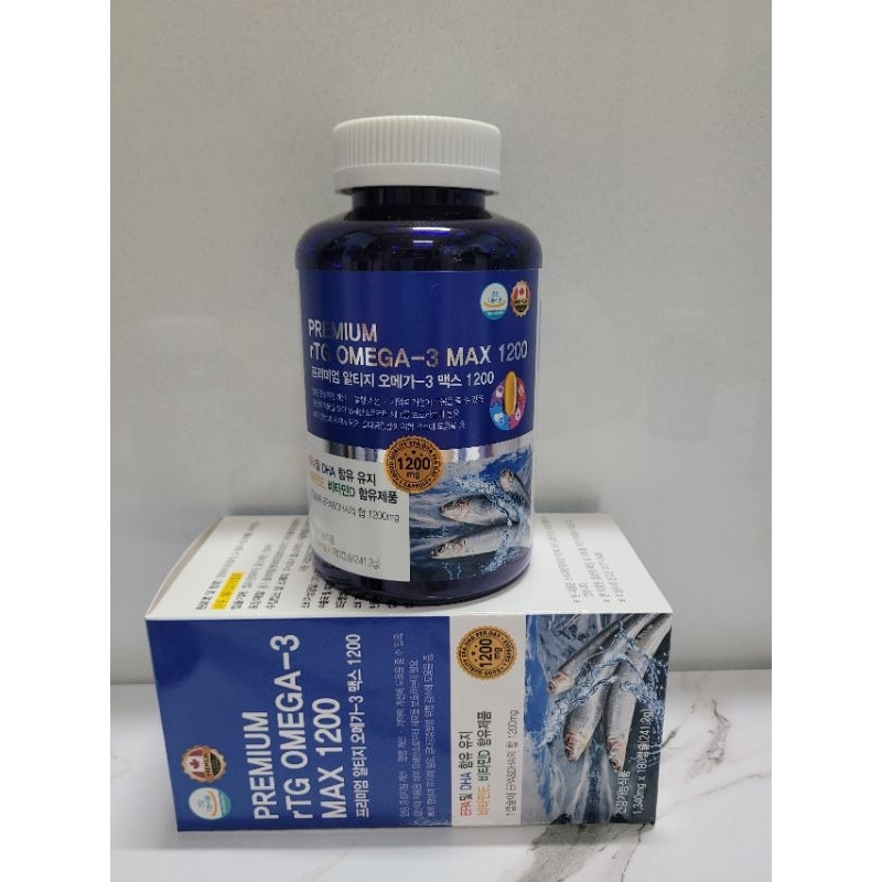 Premium r-TG Omega-3 Max 1200 (180 viên) | Shopee Việt Nam
