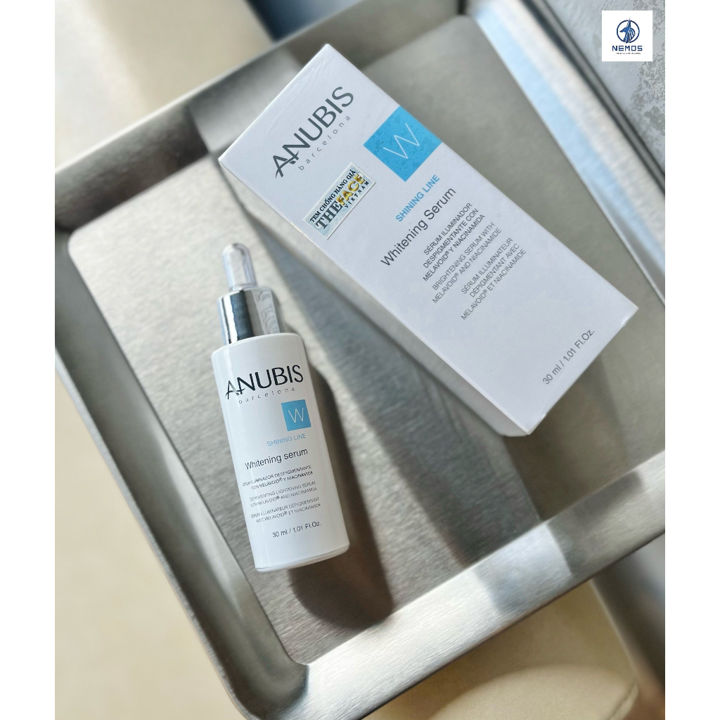 Serum trắng da cho các vấn đề về sắc tố ANUBIS Shining Line Whitening ...