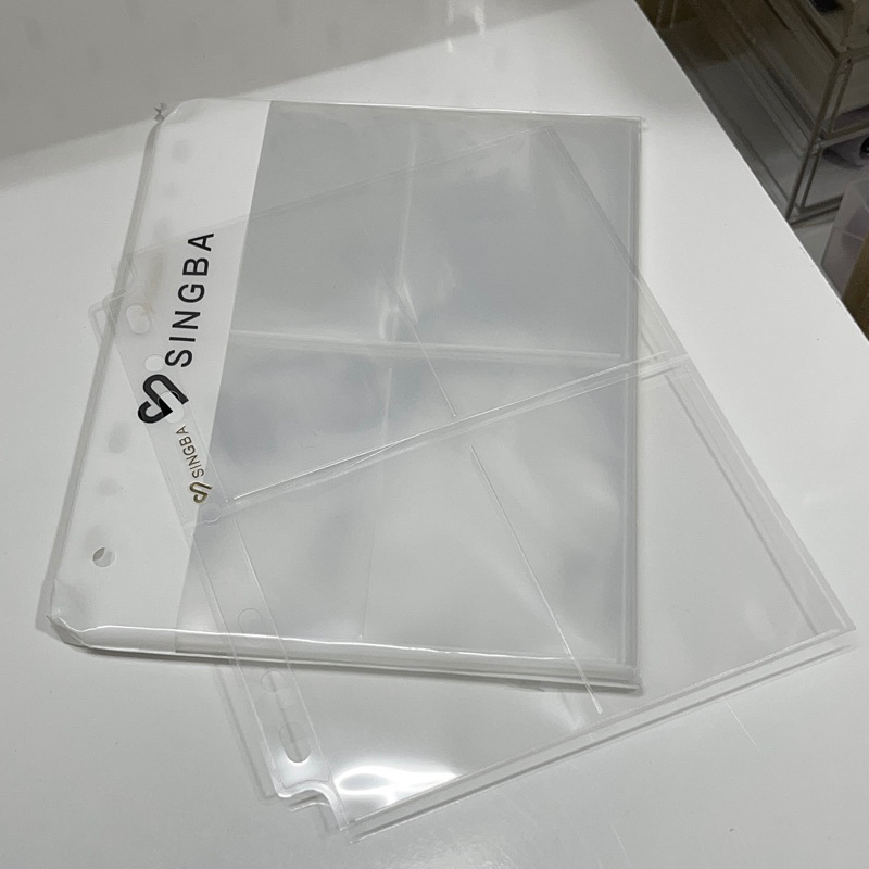 Ruột Sheet Cpp Trong Suốt A5 Singba Dành Cho Sổ 2 3 6 Còng Shopee