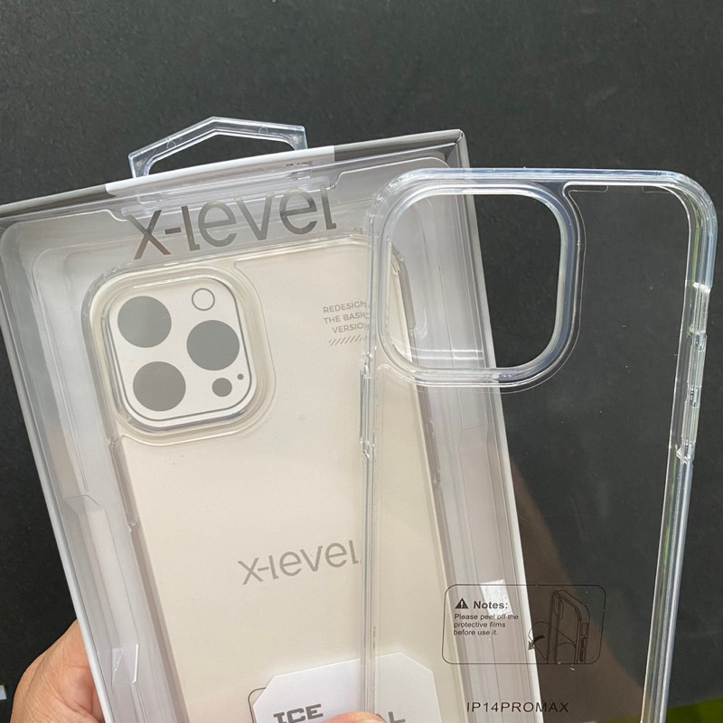 ốp lưng trong suốt cao cấp chính hãng xlevel full hộp 15promax/14promax/14pro/13promax | Shopee ...