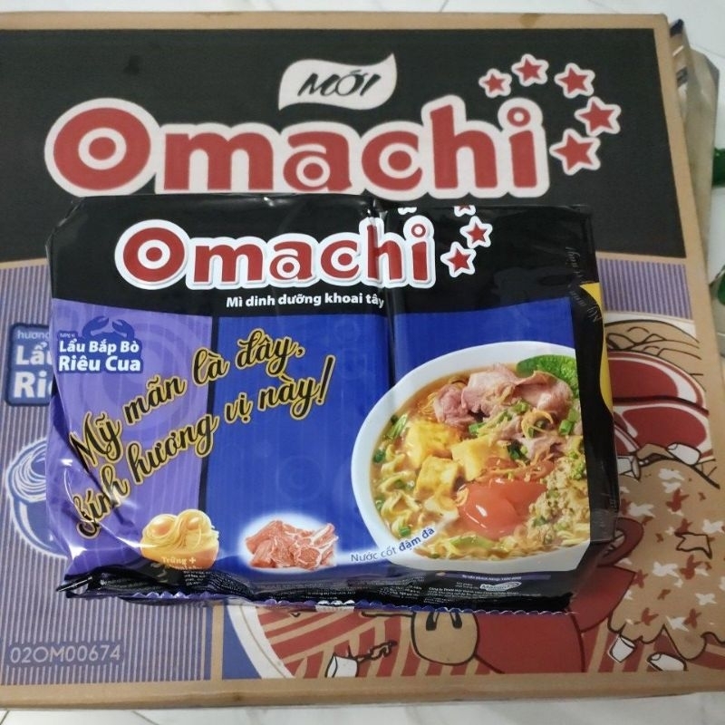 Mì omachi lẩu riêu cua bắp bò | Shopee Việt Nam