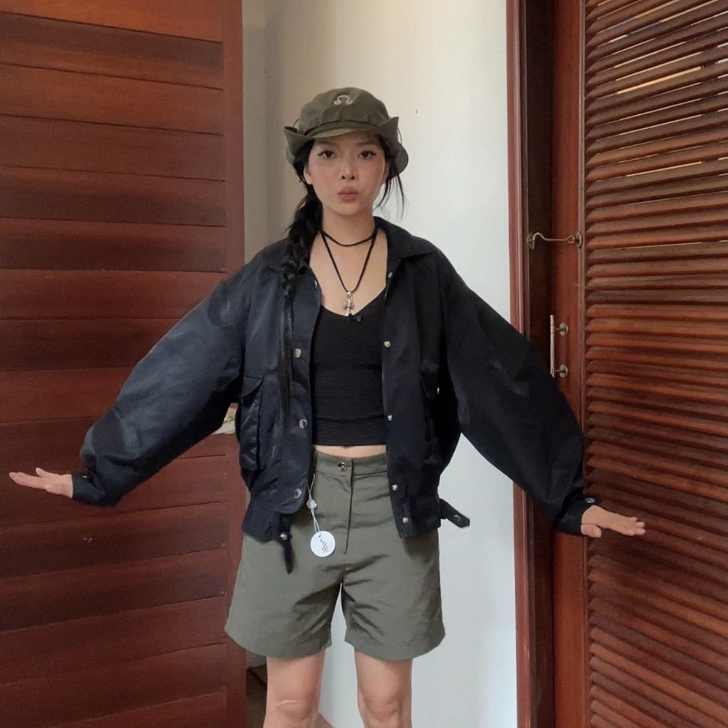 áo khoác bomber pilot phi công form boxy | Shopee Việt Nam