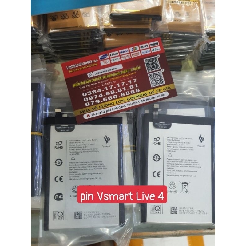 pin Vsmart Live 4/V640A,5000mAh | Shopee Việt Nam