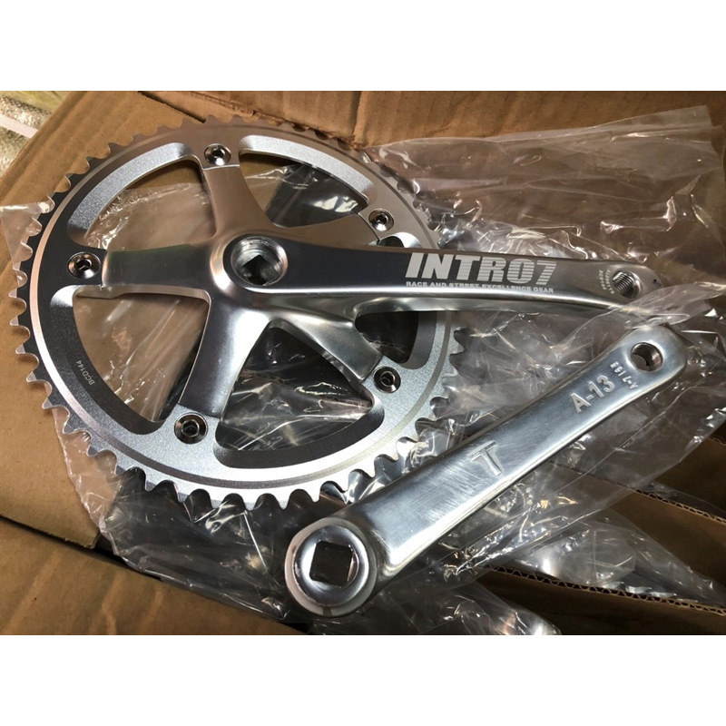 Đùi đĩa xe đạp Fixed Gear Intro 7 1 tầng cốt vuông BCD130 | Shopee Việt Nam