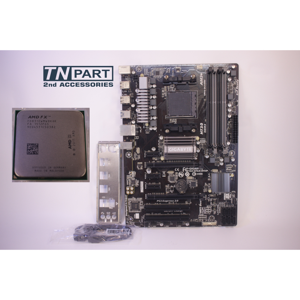 Combo CPU AMD FX-8310 3.4GHz Turbo 4.2GHz + GIGABYTE GA-970A-DS3P ...