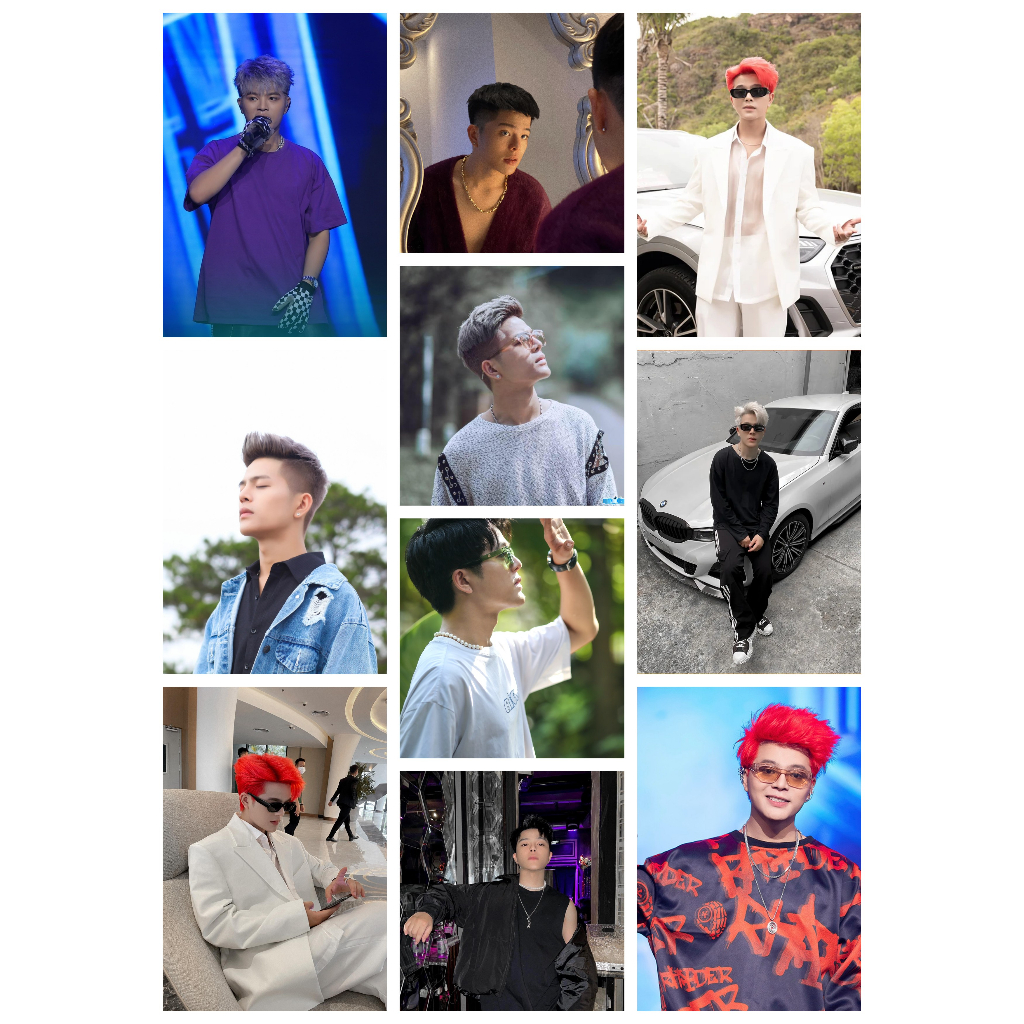 Lomo card 10 ảnh bo góc Rhyder Quang Anh | Shopee Việt Nam