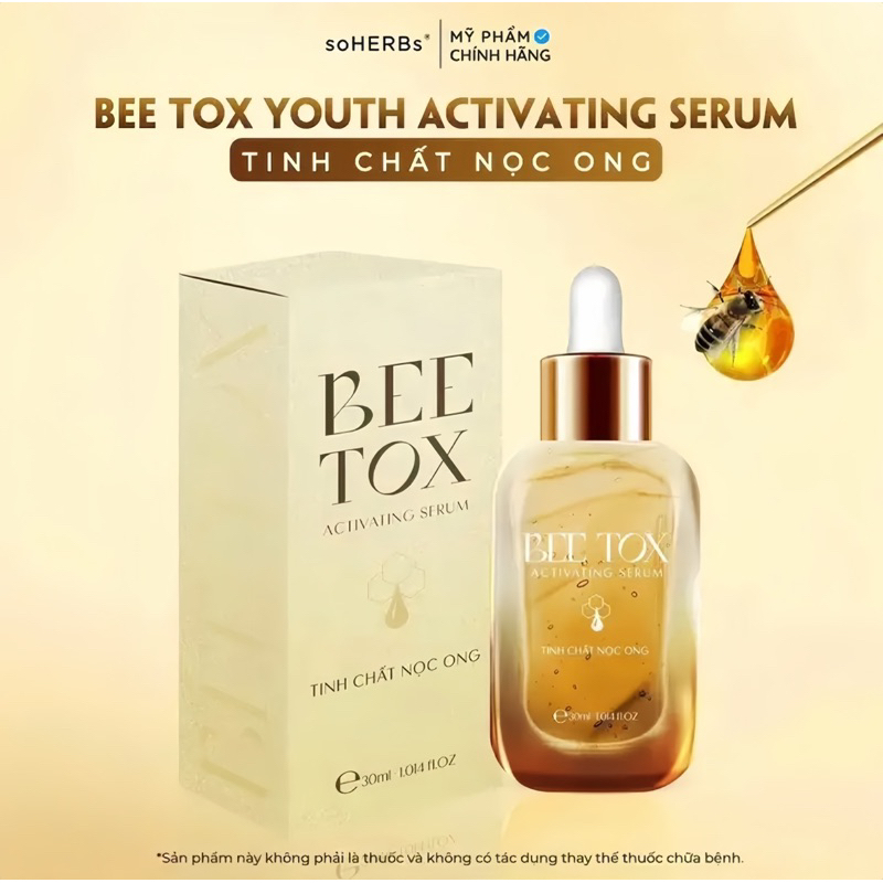 TINH CHẤT NỌC ONG 30ml - Bee Tox Activaning Serum 30ml | Shopee Việt Nam
