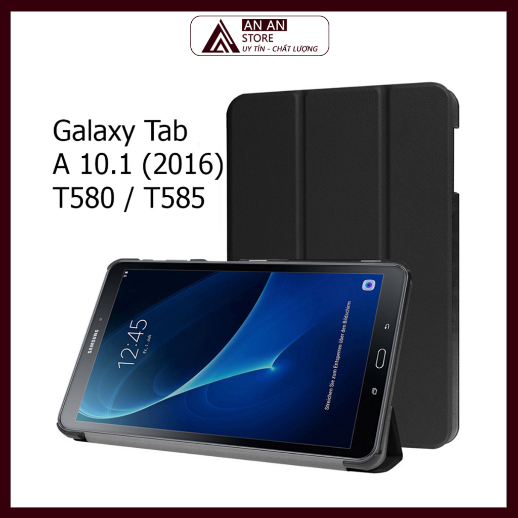 Bao Da Cover Galaxy Tab A 10.1 (2016) T580 / T585 Cho Máy Tính Bảng Samsung Hỗ Trợ Smart Cover ...