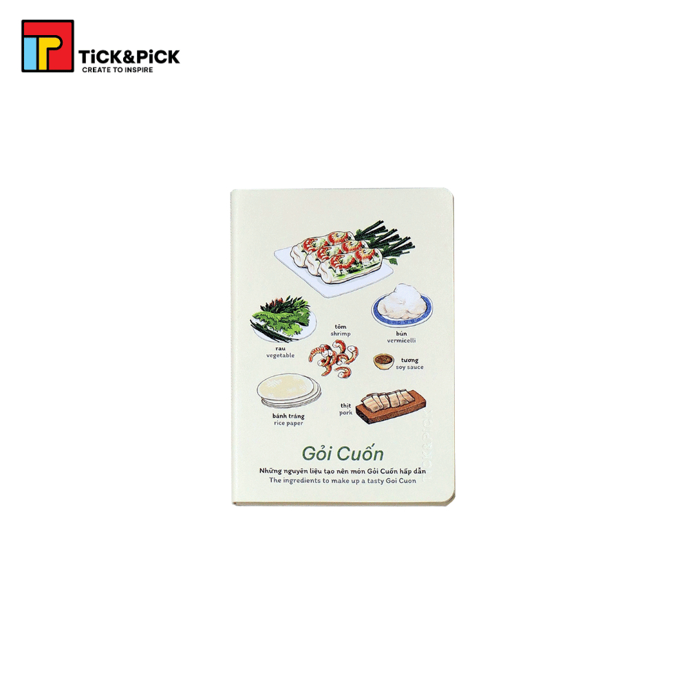 Sổ Tay TICK & PICK Bìa Da PU 120 Trang Họa Tiết Dễ Thương Và Độc Đáo ...
