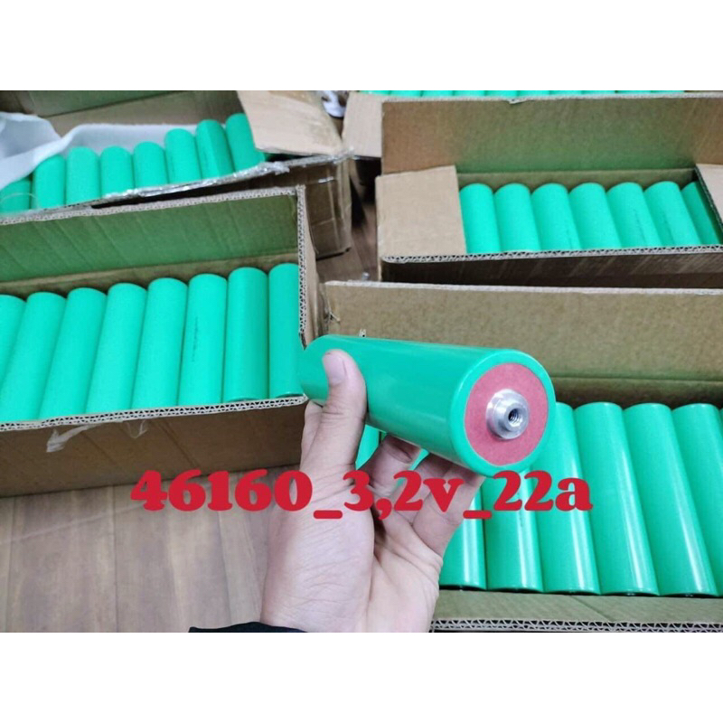 Pin Sắt 46160 3,2V 22ah Xả 10C (Kèm Khung 1 Cầu nối đồng Và 2Vít ...