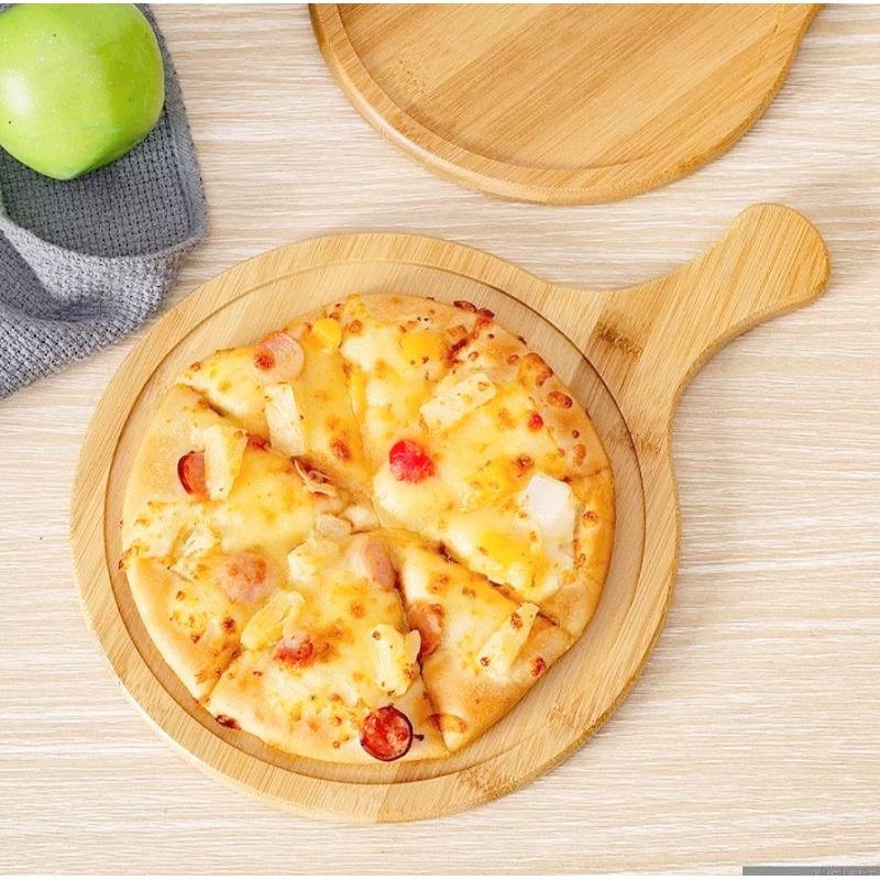 Khay Gỗ Tre đựng bánh Pizza/ Sushi/ Pizza/ Thịt bò | Shopee Việt Nam