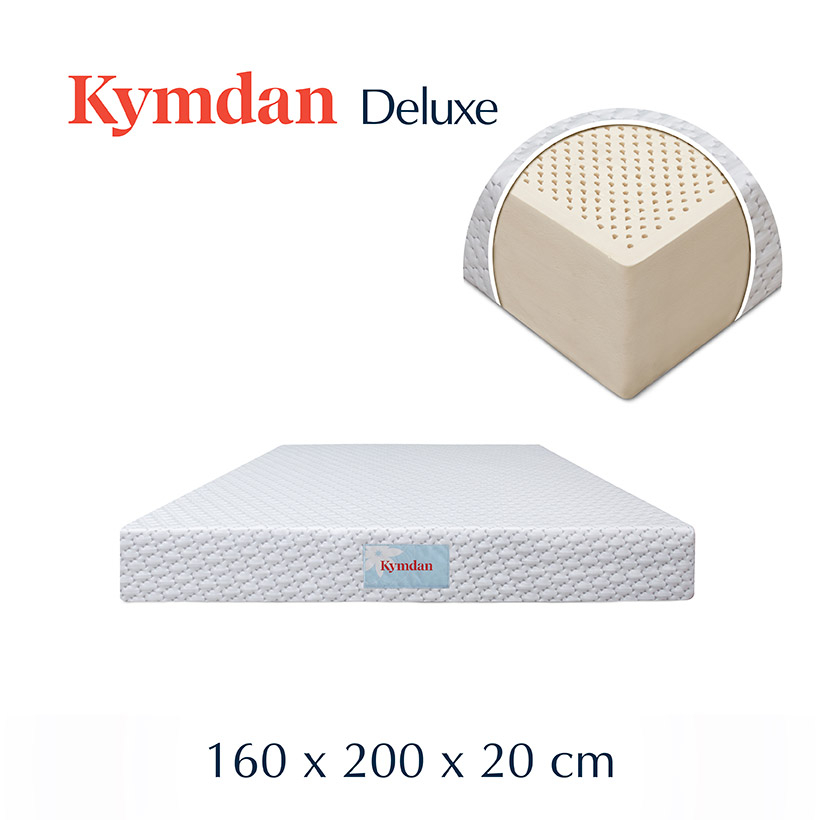 Nệm cao su thiên nhiên Kymdan Deluxe 160 x 200 x 20cm | Shopee Việt Nam