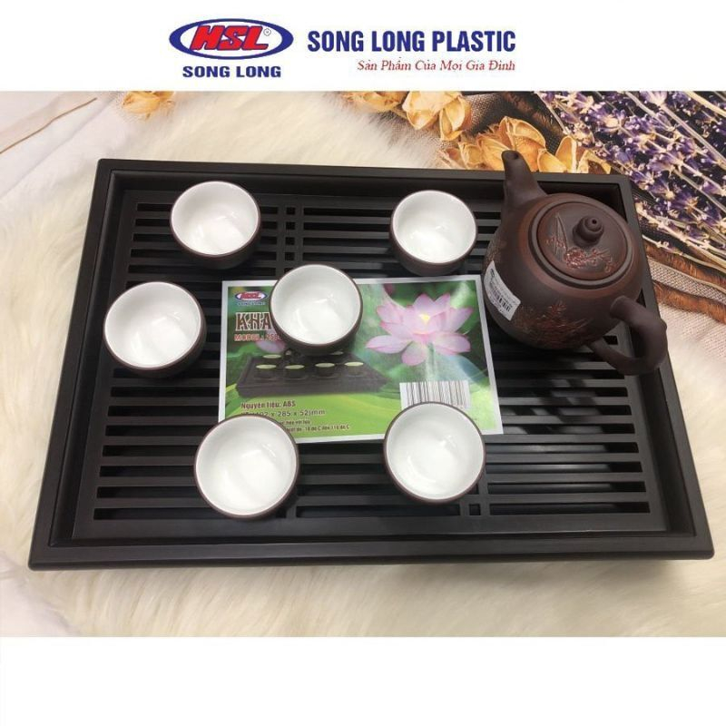Khay trà Song Long SL2567 sang trọng | Shopee Việt Nam