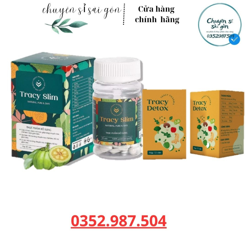 Giảm Cân Tracy Slim X1000, Tặng 30 detox, X3 độ mạnh Giảm 6-12 kg trong 1 liệu trình | Shopee ...