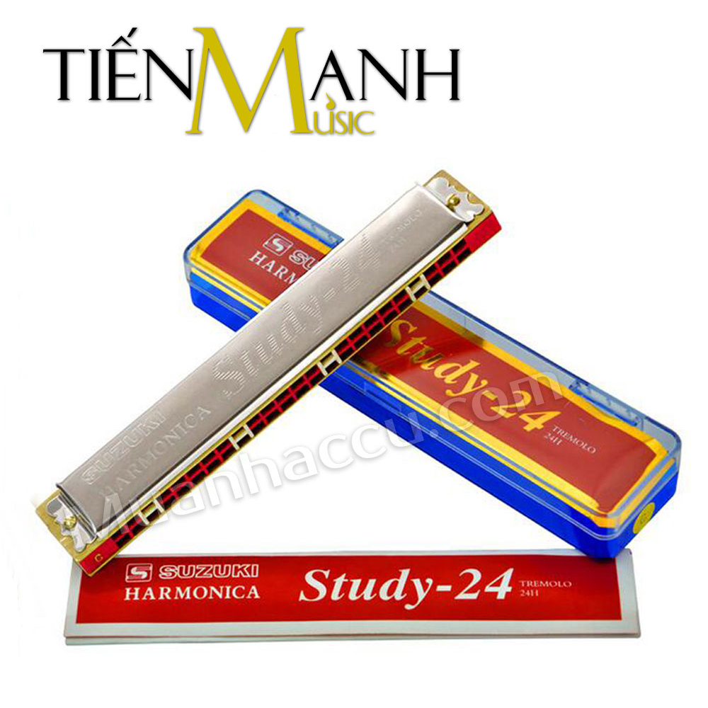 [Chính Hãng] Kèn Harmonica Tremolo Suzuki Study 24 Lỗ (Key C 24 Holes) | Shopee Việt Nam