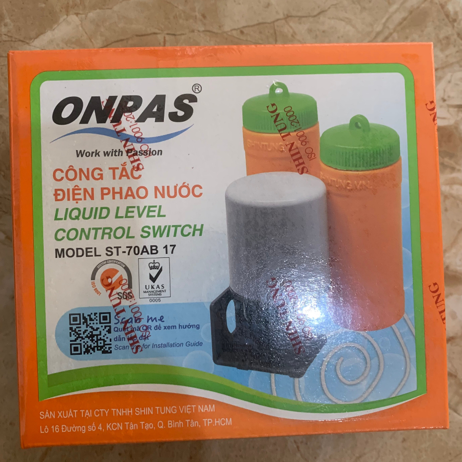 Phao điện Onpas bơm nước tự động chống tràn- Hàng chính hãng | Shopee ...