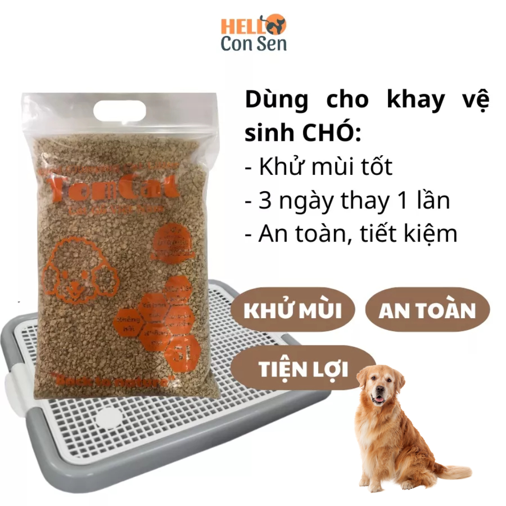 Cát vệ sinh cho chó cát gỗ TOMCAT dùng Khay vệ sinh cho chó khử mùi tốt ...